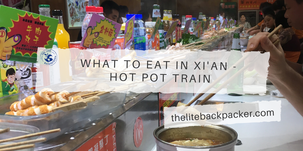 What to eat in Xi'an - Hot Pot Train - The Lite Backpacker